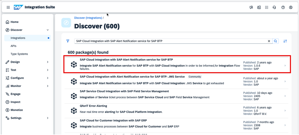 SAP BTP Alert Notification Service