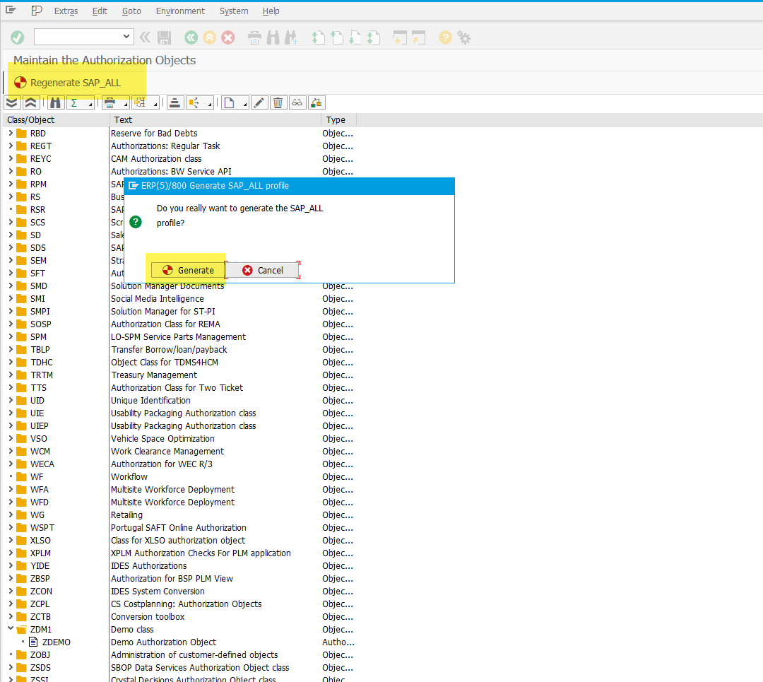 How to Create a Custom Authorization Object?