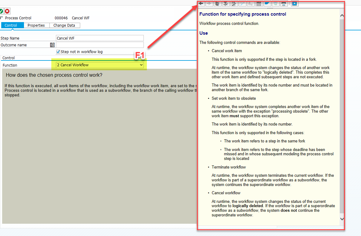 Controlling SAP Workflow Termination