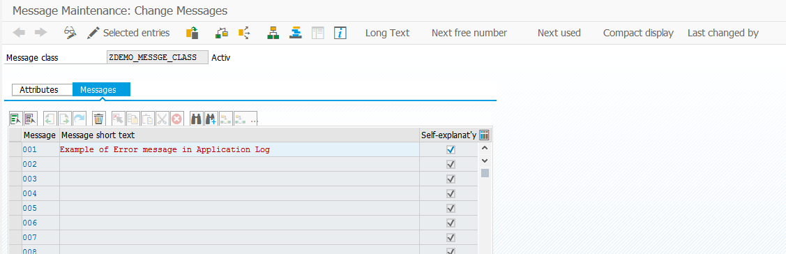 Creating a Custom Application Log for SLG1