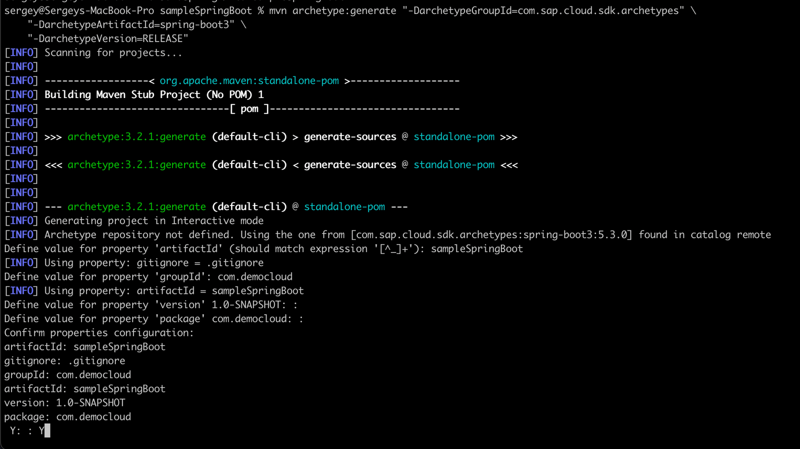 Deploying JAVA Spring Boot Application to the SAP BTP Cloud Foundry Instance