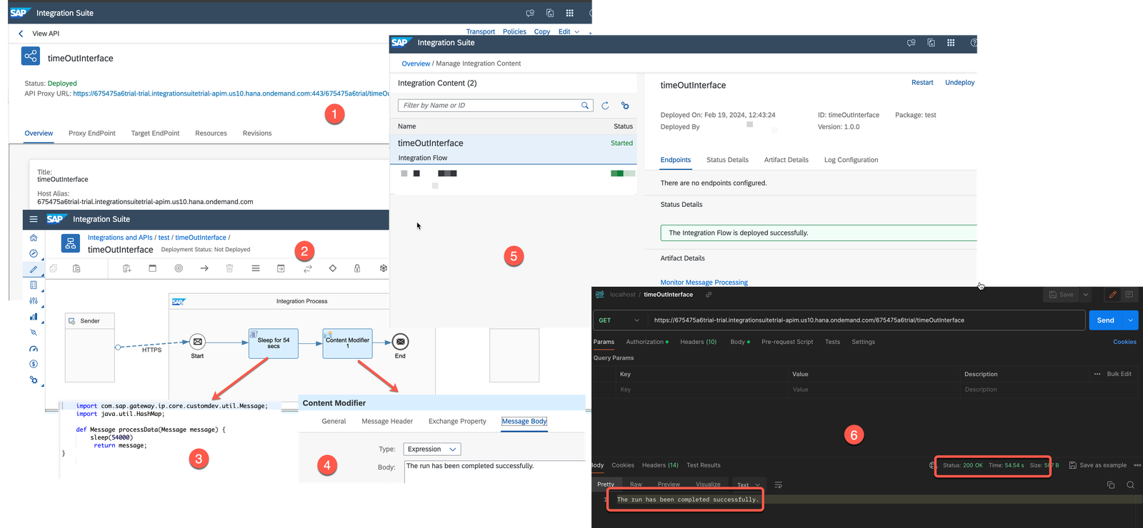 Troubleshooting Gateway Timeout When Triggering SAP BTP APIM Endpoint