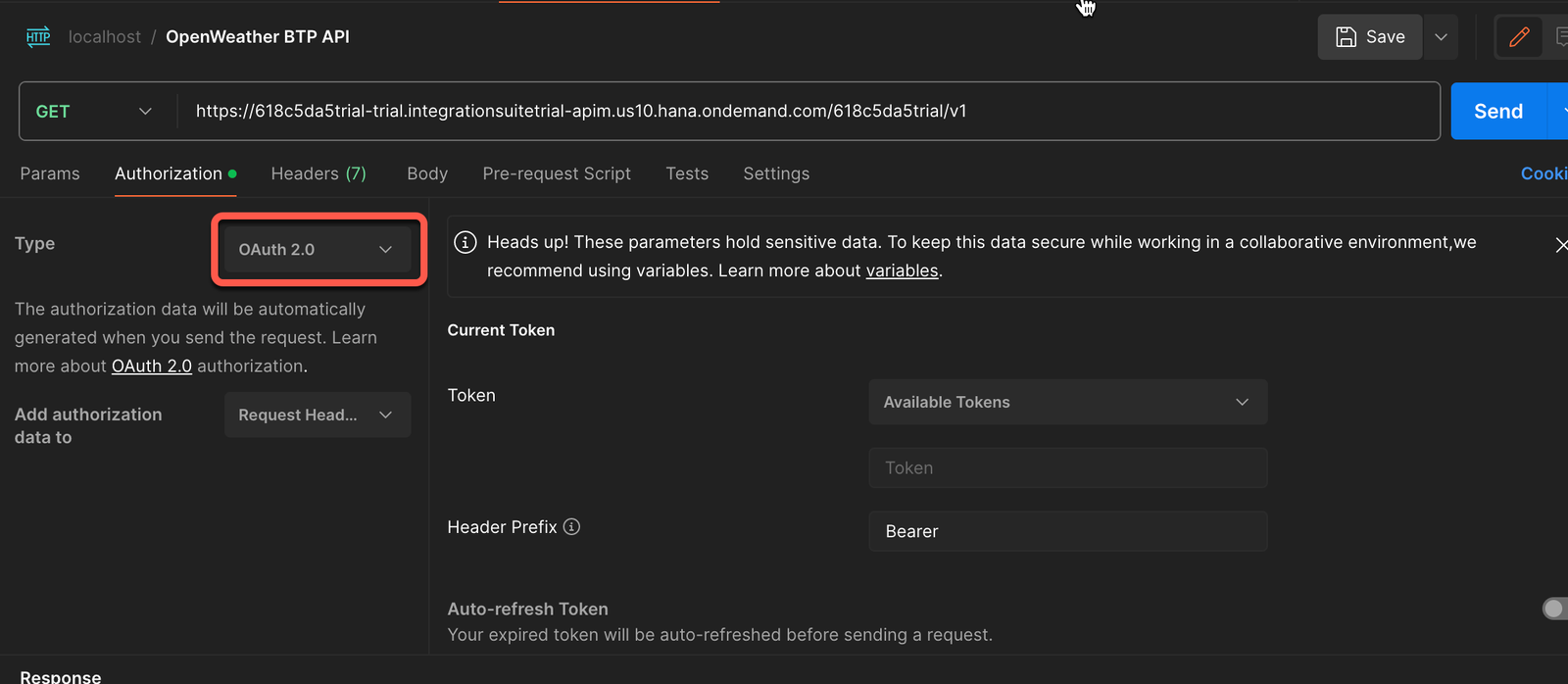 Building an OAuth2 Token Generator API with SAP BTP APIM
