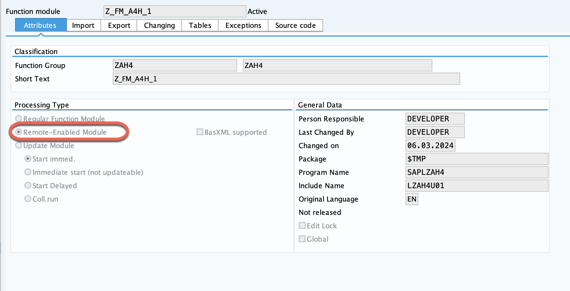 RFC adapter in the iFlow development