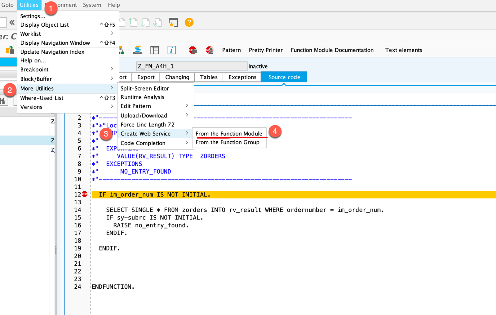 RFC adapter in the iFlow development