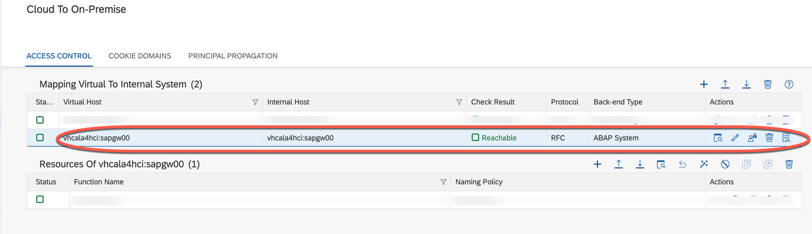 RFC adapter in the iFlow development