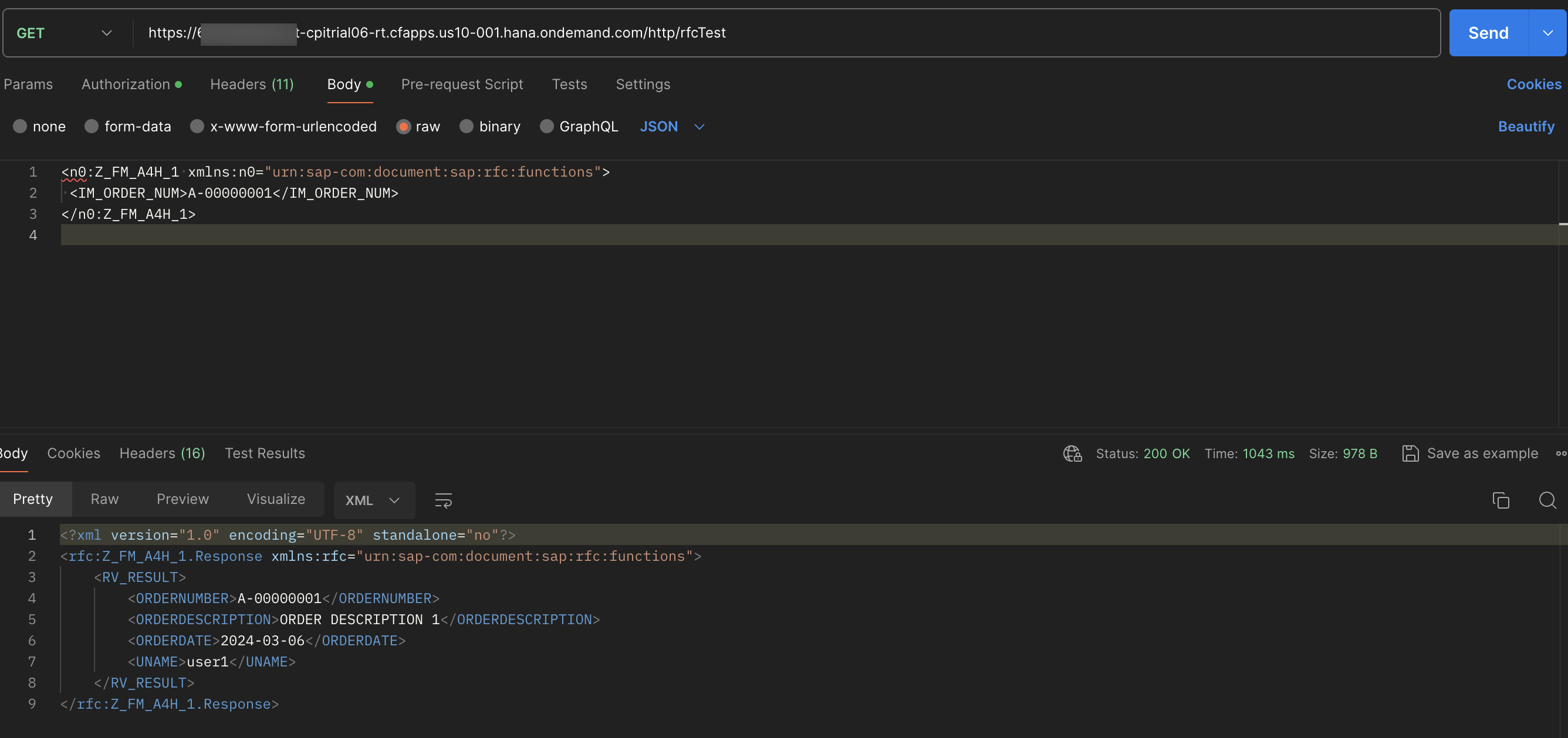 RFC adapter in the iFlow development