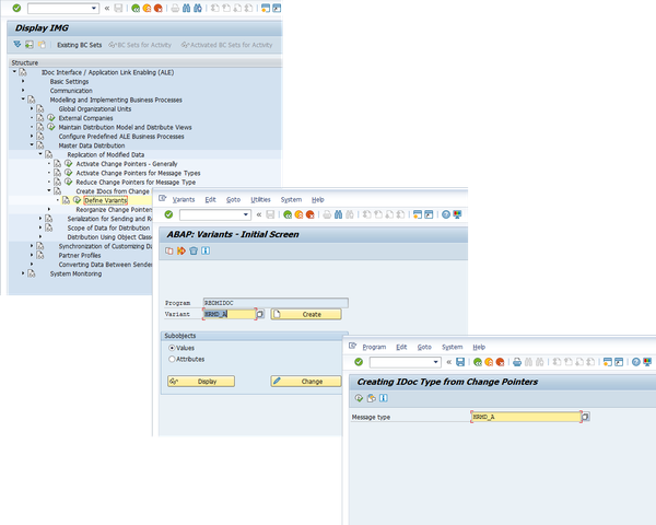 SAP IDocs. Change Pointers