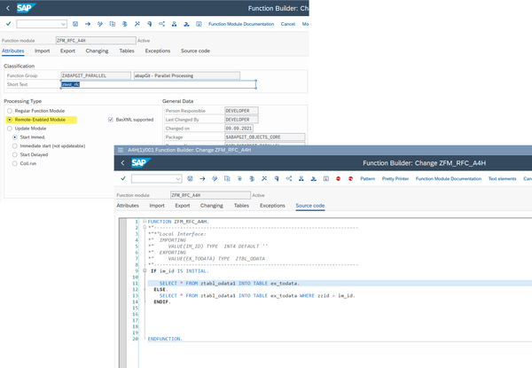 Retrieving Data For An Odata Service Via A Function Module Call From An External Sap System