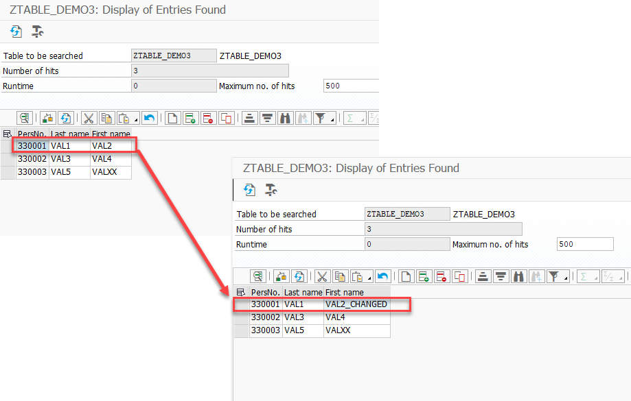 Viewing the Change Log of a Table After Using SE16N_INTERFACE