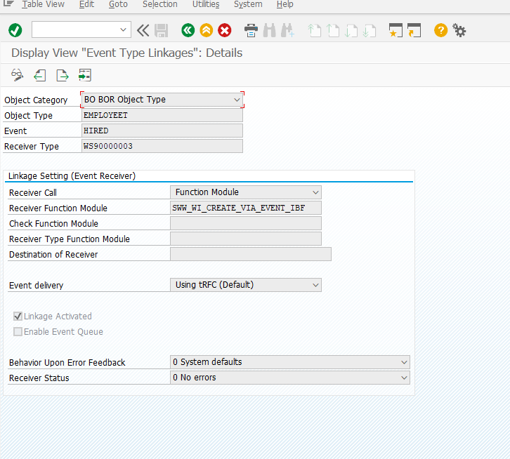 Launching a Workflow from an ABAP Program