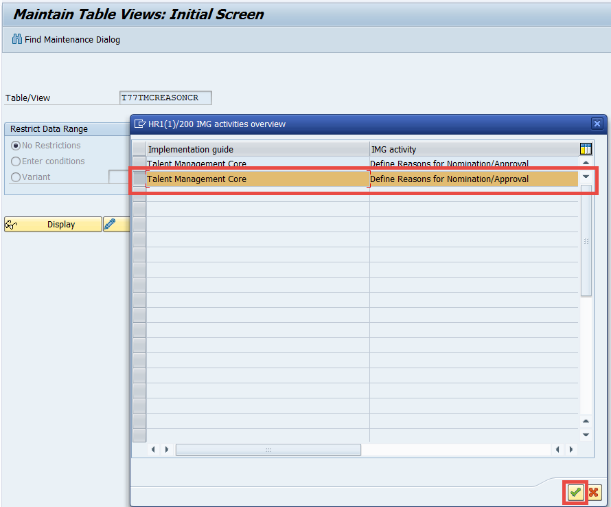 Quickly Find a Node in SPRO