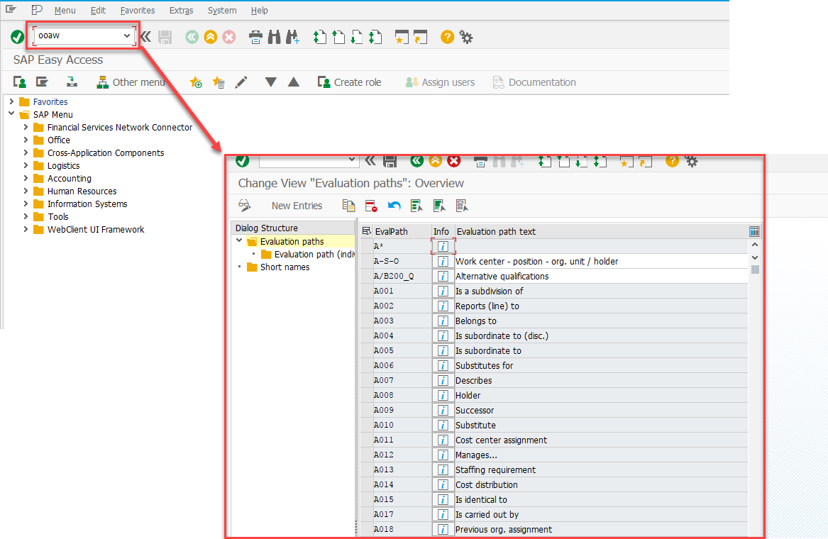 How to Quickly View Information on Evaluation Paths in SAP?
